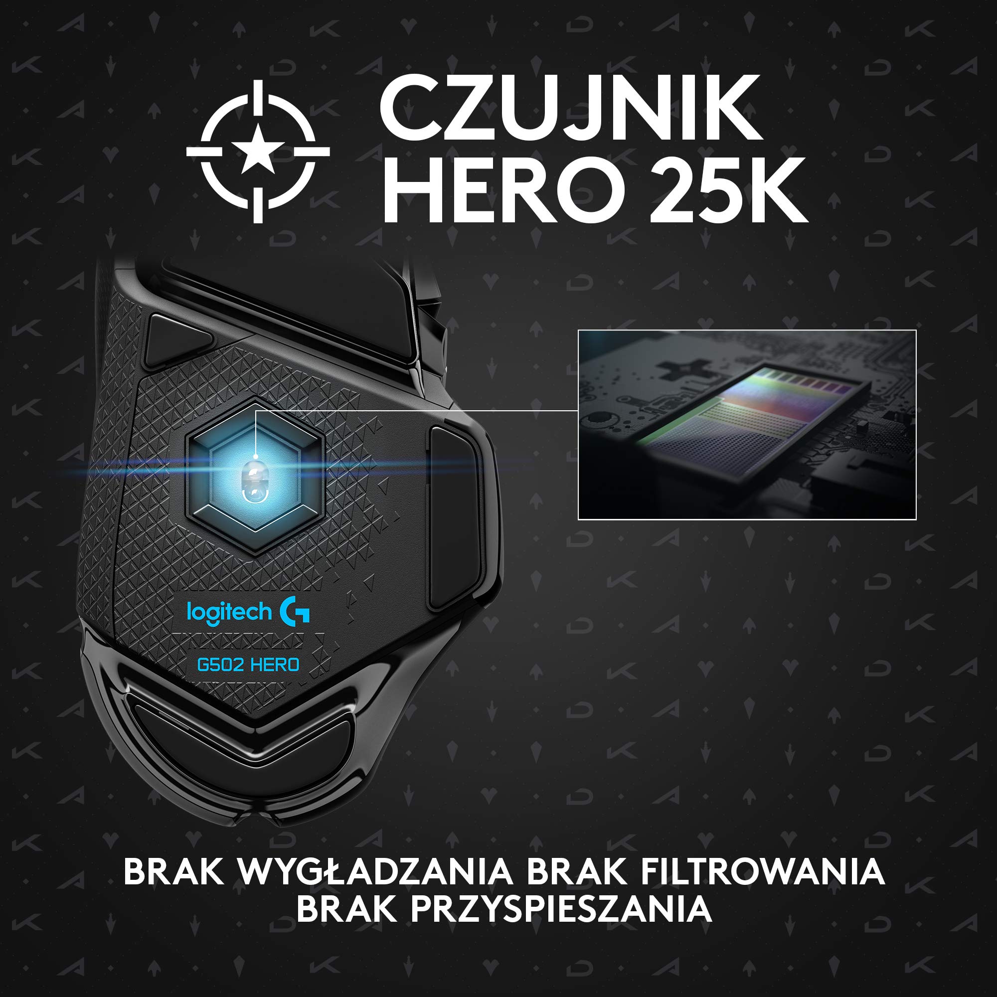Logitech G502 HERO K/DA High Performance Wired Gaming Mouse, HERO 25K, LIGHTSYNC RGB, 11 Programmable Buttons, On-Board Memory, Official League of Legends Gaming Gear - White (Renewed)