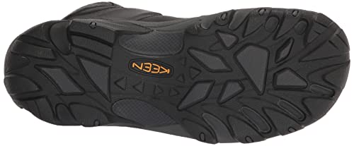 KEEN Men's Targhee 2 Waterproof Insulated Hiking Boot, Black/Black, 12