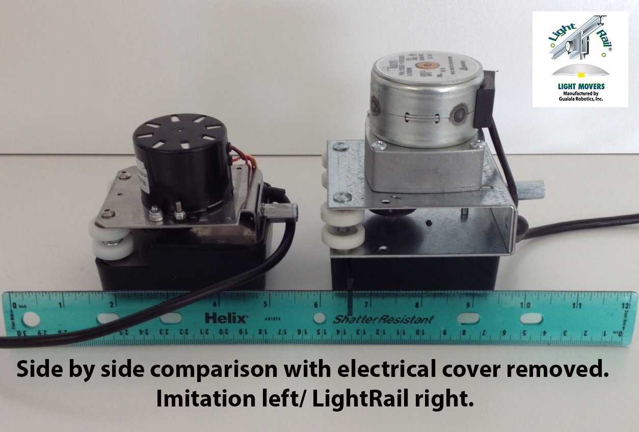 Light Rail 4.20 AdjustaDrive Kit Robotic Grow Light Mover for 2 Lights, Genuine Solidly Made in The USA
