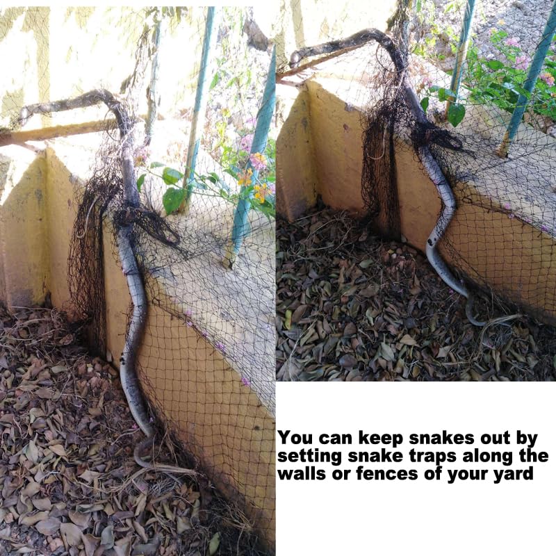 Snake Trap Anti Snake Netting Effectively Prevents Snakes from Entering The Home Suitable for All Types of Snakes Easy to Place (Small)