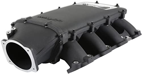 NEW HOLLEY ULTRA LO-RAM MANIFOLD KIT,FRONT FEED MOUNT, BURST PANEL FLANGE,BLACK SATIN FINISH,OE DIRECT INJECTION ONLY,EFI FLANGE,COMPATIBLE WITH GМ GEN V LT1