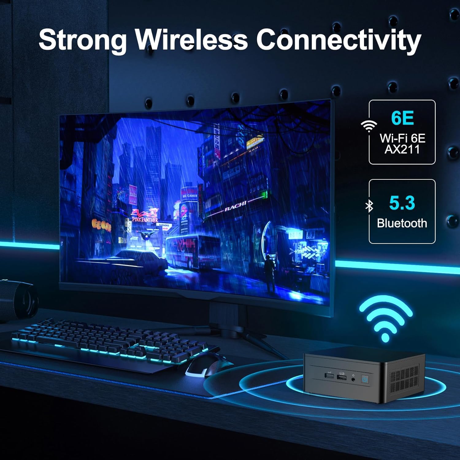 Intel NUC 13 Pro Arena Canyon, Core i5-1340P CPU, 4.6 GHz Frequency, 12C 16T, Iris Xe Graphics GPU, 16GB DDR4, 1TB SSD, Windows 11 Pro, 8K 4-Screen Display, WiFi 6E, BT5.3 for Business, AI Creation