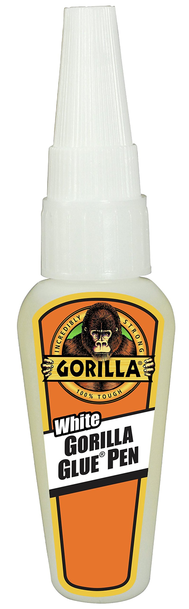 Gorilla White Glue Pen, Waterproof, .75 ounce Precision Tip Bottle, White, (Pack of 6)