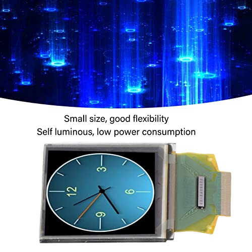 Organic Light Emitting Diode Screen, 1.5 inch Display Screen SPI Interface Clear Images 30PIN Good Flexibility SSD1351 Drive for DIY Electronics