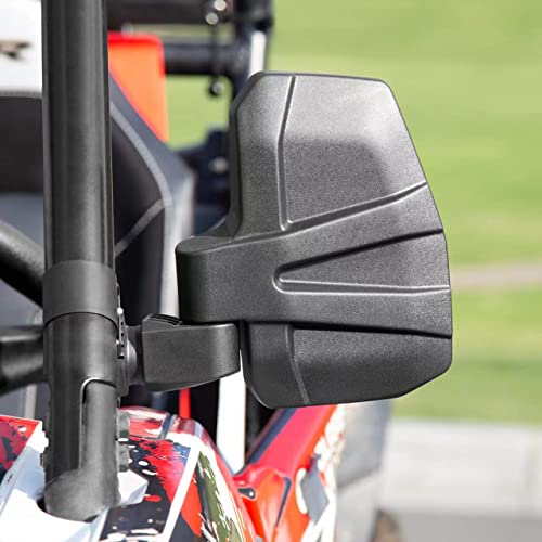 SHEJISI UTV Side Mirrors, You No Longer Need to Adjust by Hand,Innovative Automatic Reset Function, for 1.5"-2.0" Roll Cage, Compatible with Polaris RZR, Can Am Maverick, Honda Pioneer, Kawasaki Mule
