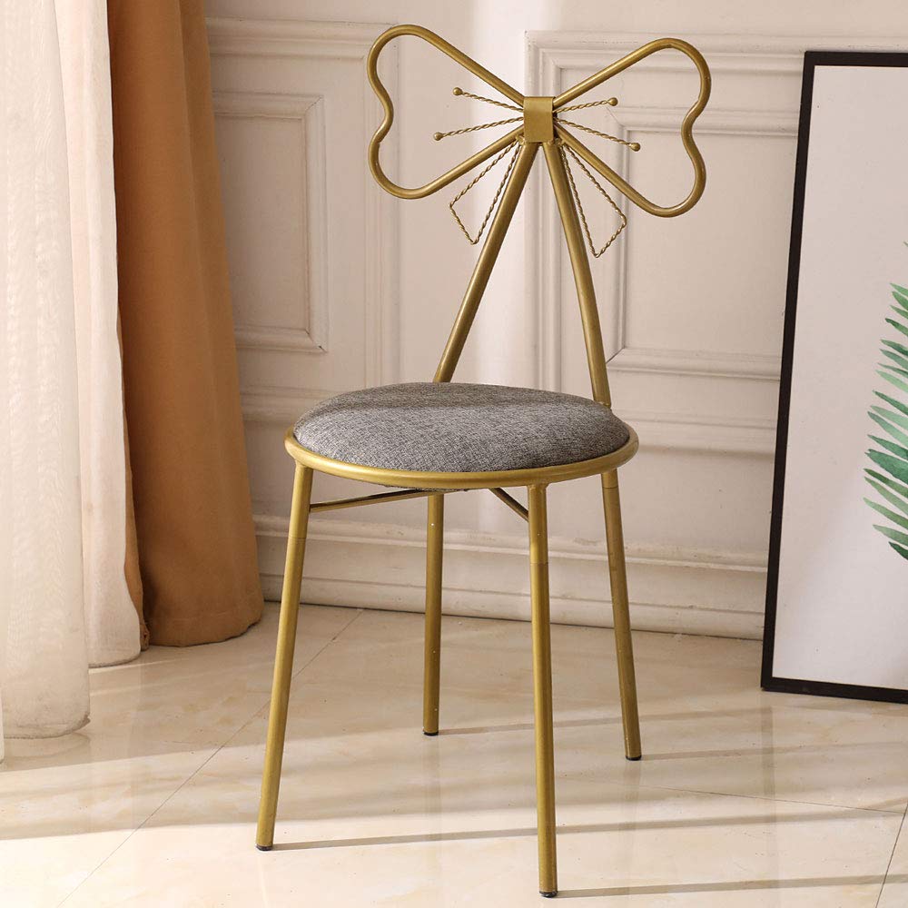 HEYBEC Versatile Makeup Chair - Ideal for Dining, Lounging & Dressing