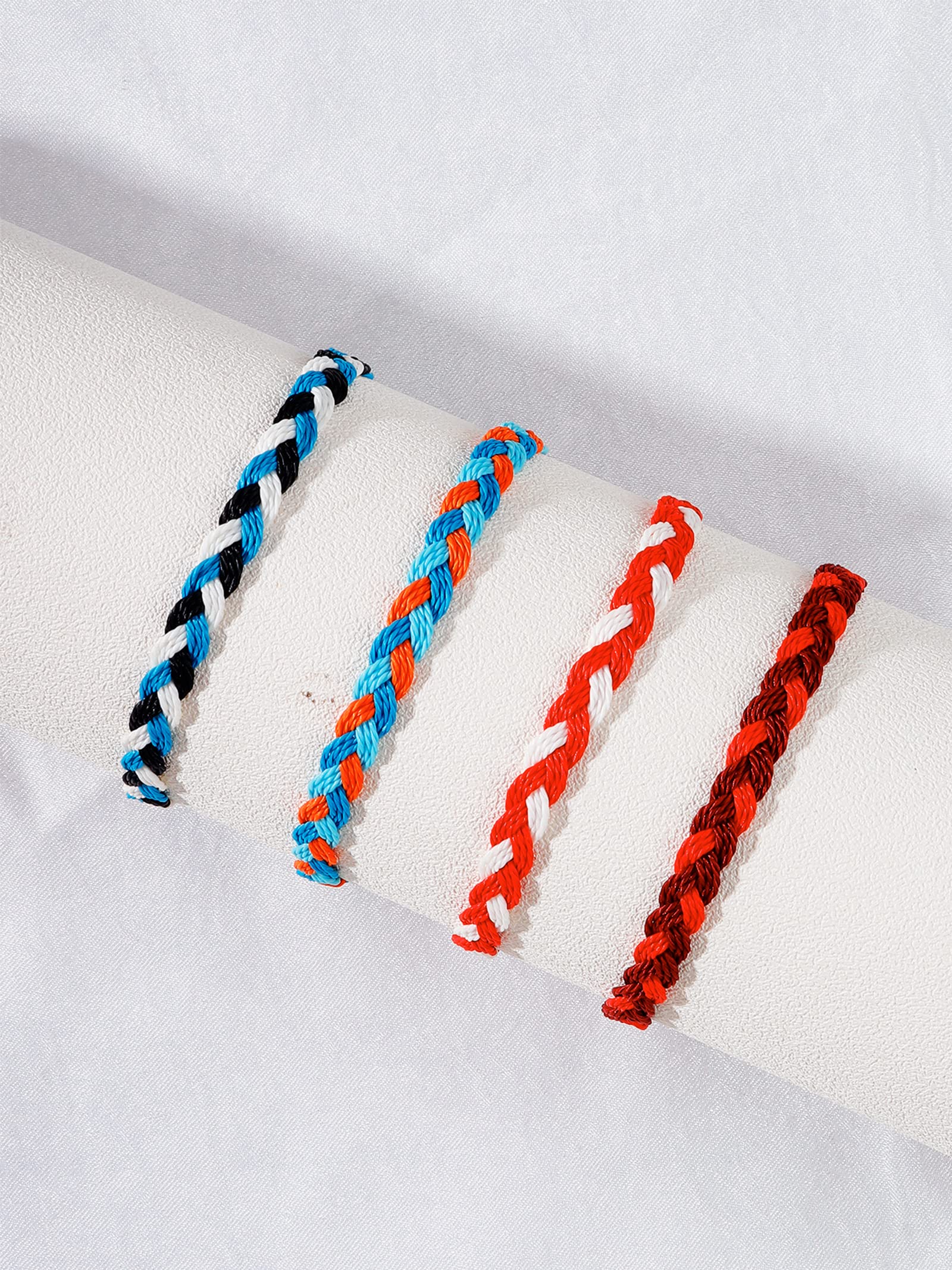 Long tiantian 12Pcs Boho String Bracelets for Women Summer Beach Bracelets Set Handmade Waterproof Surfer Bracelets for Womens(X-12pcs-String Bracelets)