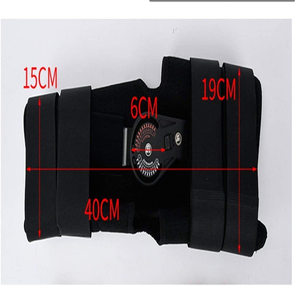Knee Braces for Knee Pain Arthritis Adjustable Hinged Knee Brace Support for Ligaments Sports Injury Walking Training Leg Restoration Protector (Size : M)