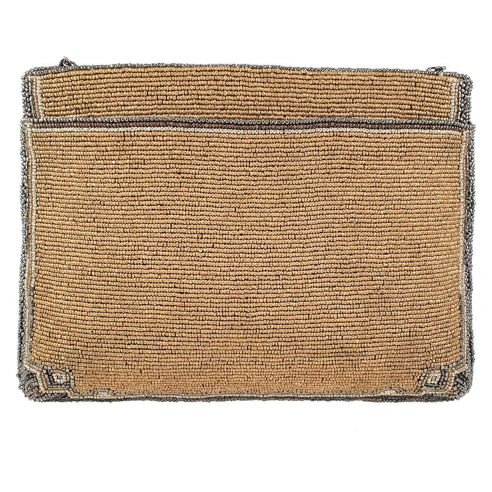 Mary Frances Divine Power Beaded Crossbody Handbag, Gold
