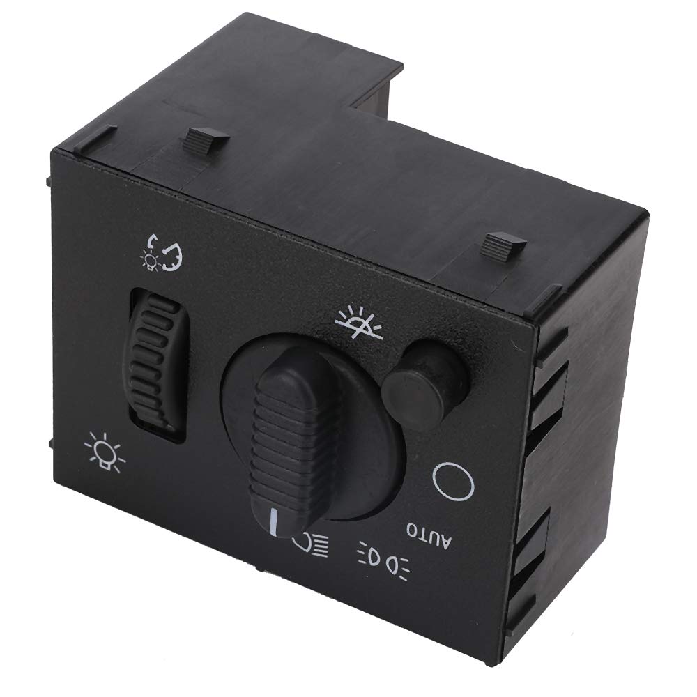 Headlight Switch Headlamp Dimmer Switch - Compatible with 2003-2006 Chevy Silverado, Suburban, Tahoe, GMC Sierra, Yukon, Cadillac Escalade - Replace D1595G, 19381535, 15194803, 1S8489