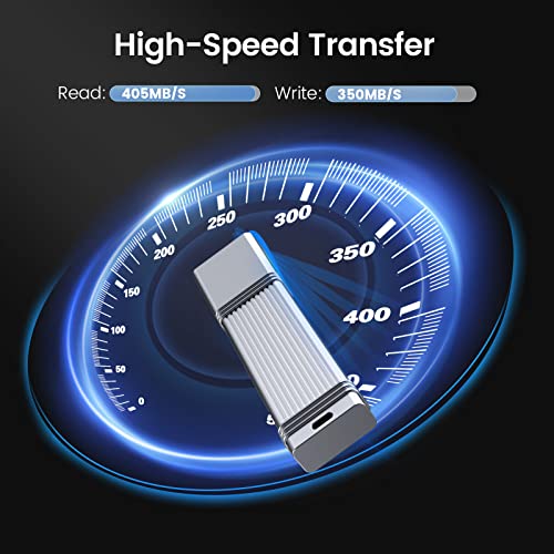 ORICO 405 MB/s Flash Drive 64GB, Memory Stick USB3.2 Reading Thumb Drive with Keychain USB Flash Drive Metal USB Drive Data Storage Compatible with Computer/Laptop(UFSD)