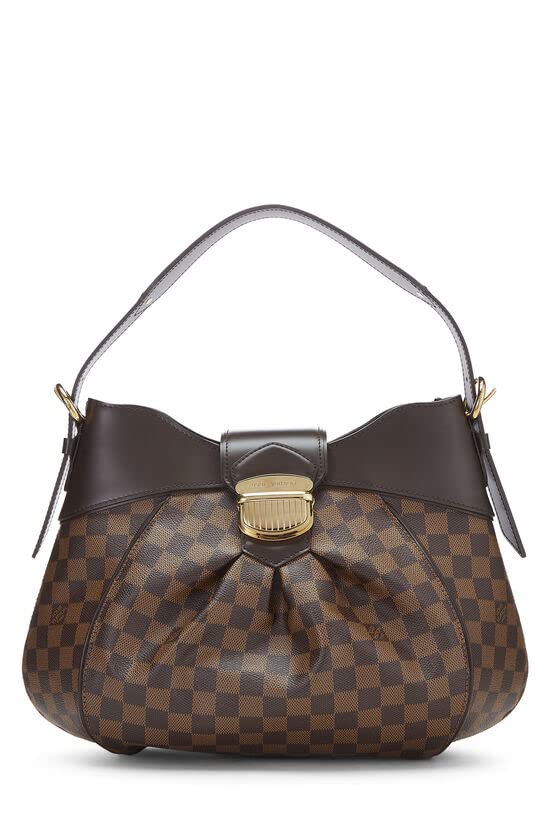 Louis Vuitton, Pre-Loved Damier Ebene Sistina MM, Brown