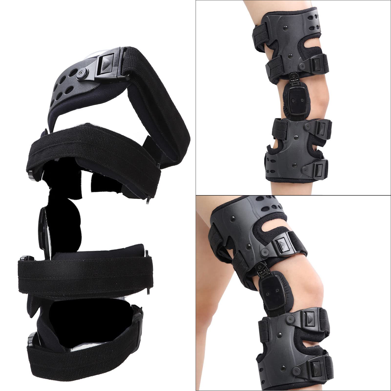 Knee Brace, Ergonomic Soft Protection Elastic Knee Support for Men Women for Meniscus Injury (Right Foot)