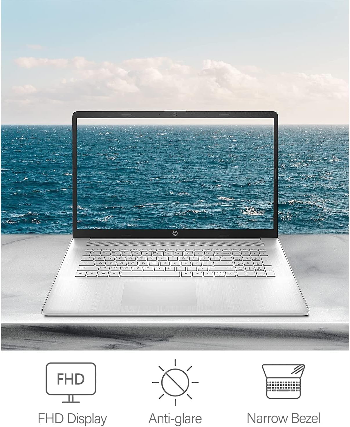HP Flagship 17.3 FHD Business Laptop, 10-core Intel i5-1335U (Beat i7-1255U) Up to 4.6GHz, 32GB RAM, 1TB NVMe SSD, Backlit Keyboard, Iris Xe Graphics, Wi-Fi 6, Bluetooth 5.3, Win 11 W/GM Accessory