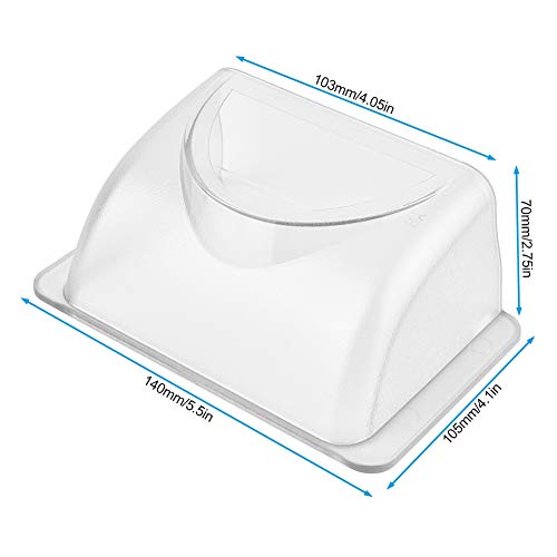Plastic Rain Cover, Waterproof PV Plastic Rain Cover Waterproof Shell for Door Access Control Keypad Controller Rainproof Cover Sell Protector,Ring doorbell Cover