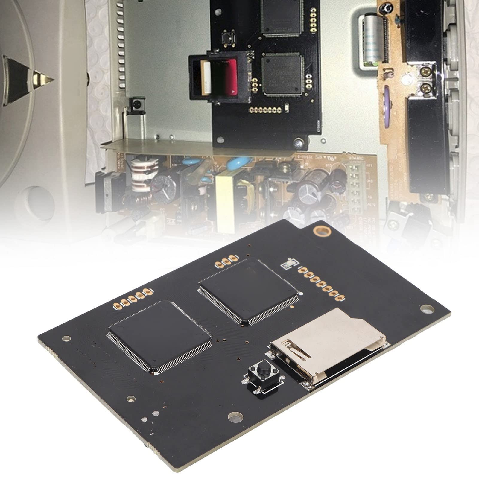 Optical Drive Simulation Board Card, V5.15b Replacement Remote Storage Card Mount Kit Built in Free Disk for SEGA Dreamcast VA1