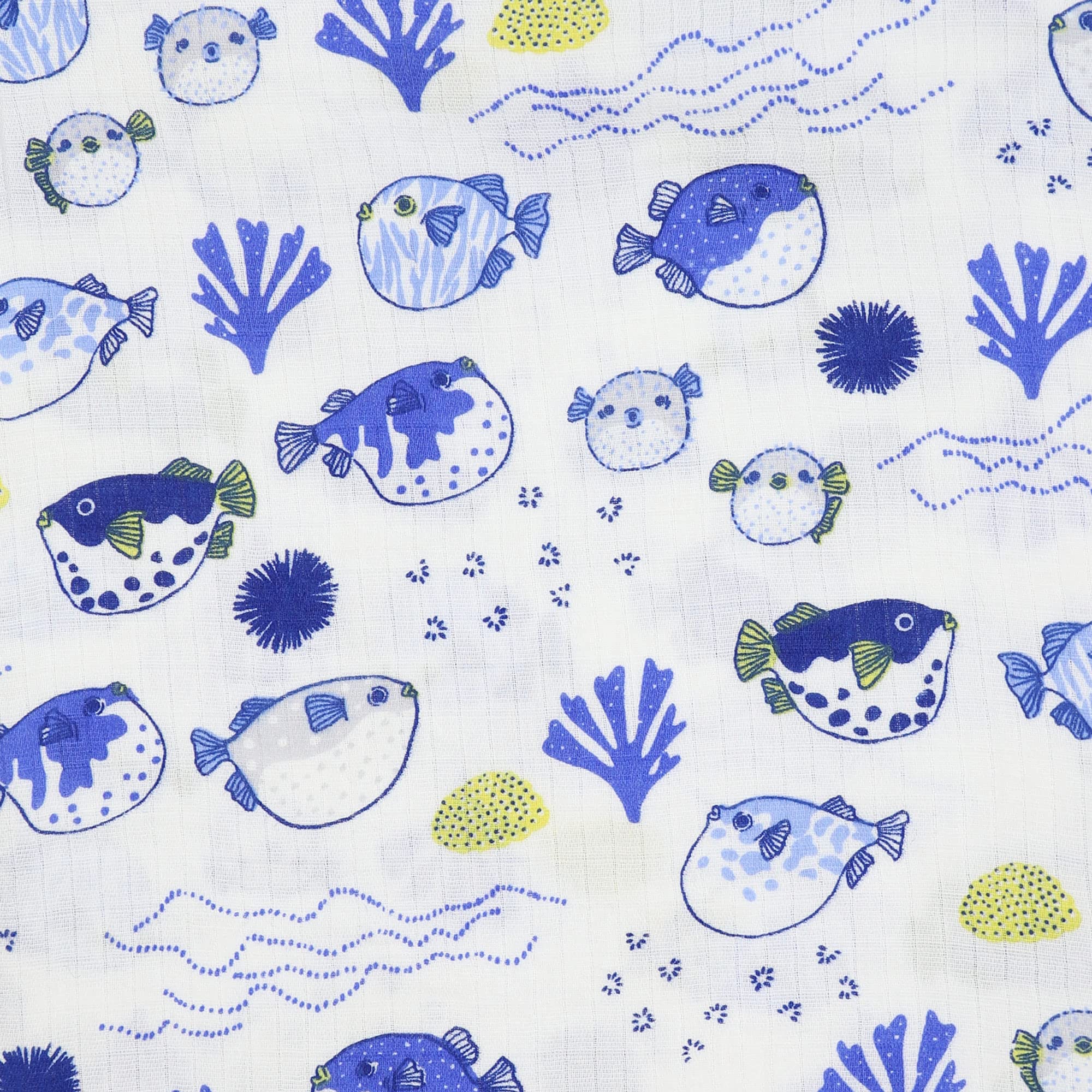 Oliver & Rain Organic Muslin Baby Boy Swaddle Blankets 3 Pack Receiving Blankets Bubblefish