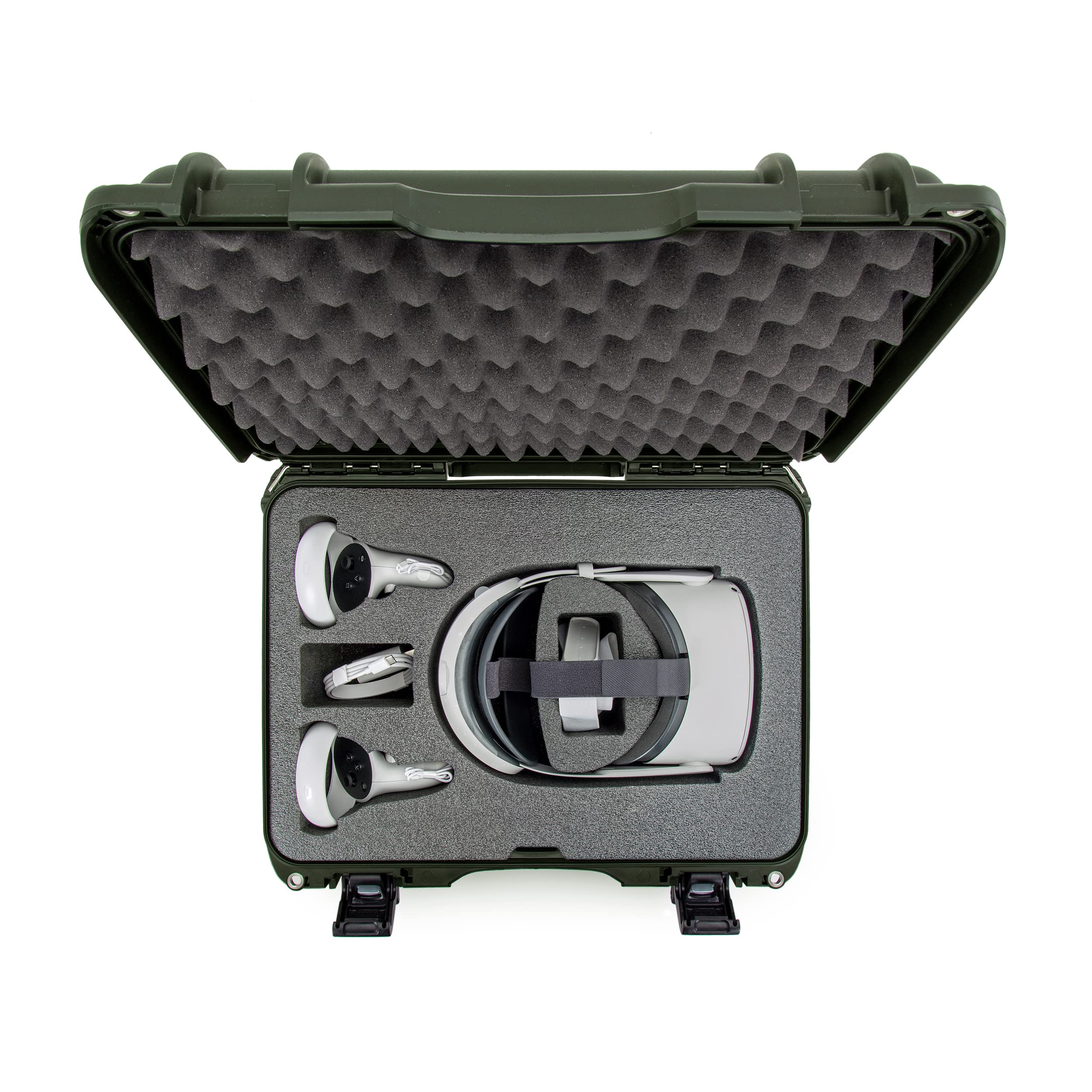 Nanuk 925 Waterproof Hard Case with Foam Insert for Oculus Quest 2 - Olive