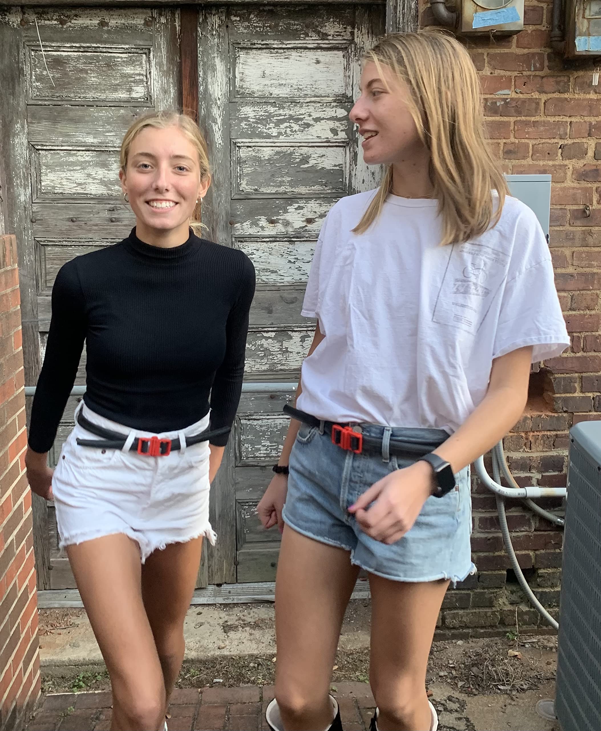 IT Clips: Make your own adjustable bungee cord and tie down straps using flat inner bicycle tubes (Road Bike and Mountain Bike size) (Red Road Bike Size)