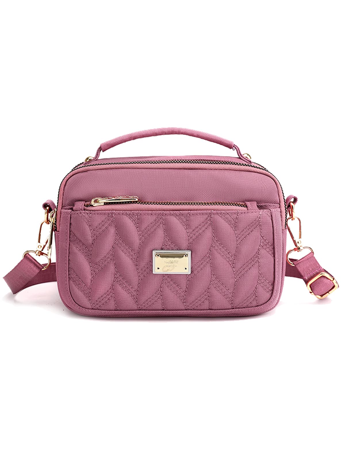 Nanwansu Small Crossbody Purse for Women Cellphone Wallet Mini Shoulder Bag Purple