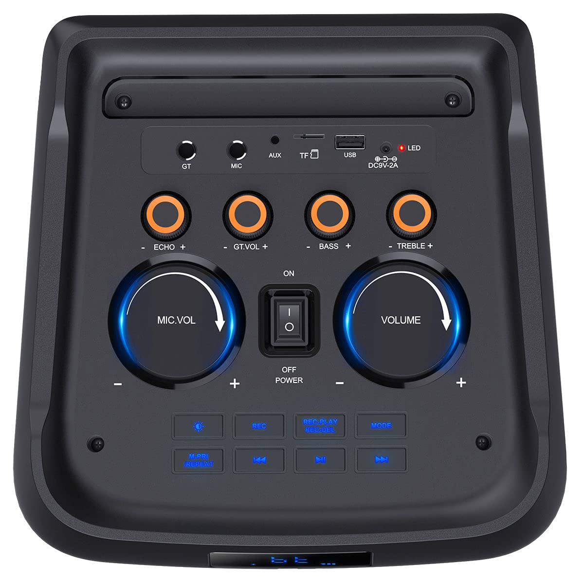 Karaoke Machine with Lyrics Display Screen for Adults, Built-in 15 Inches Tablet & Wifi, Portable Outdoor Bluetooth Loud-Speaker w/Wireless Microphones for Singing Party, Recording, DJ Lights