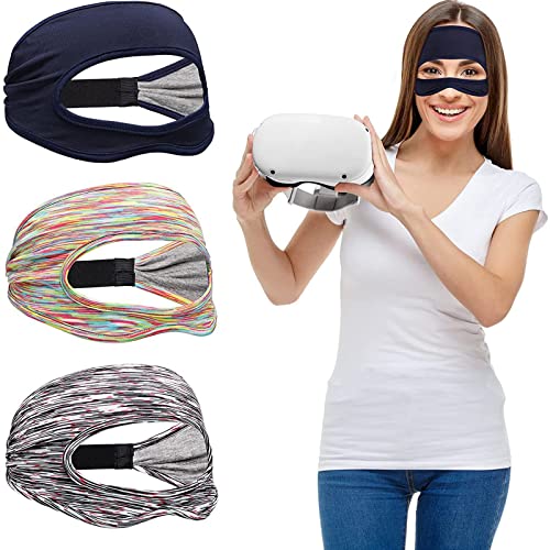KOCOME Adjustable Sizes Eye Mask Padding Compatible with Quest 1/2 Headsets VR Facemask Exquisite Appearance Sweat Band vr Eye mask Cover Sweat Band