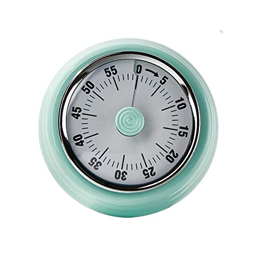 Mechanical Timer, Kitchen Timer Reminder Management Timer 360 Degree Rotation, Kitchen Countdown, Children, Teachers, Classroom time Management Tools, Learning (Green)