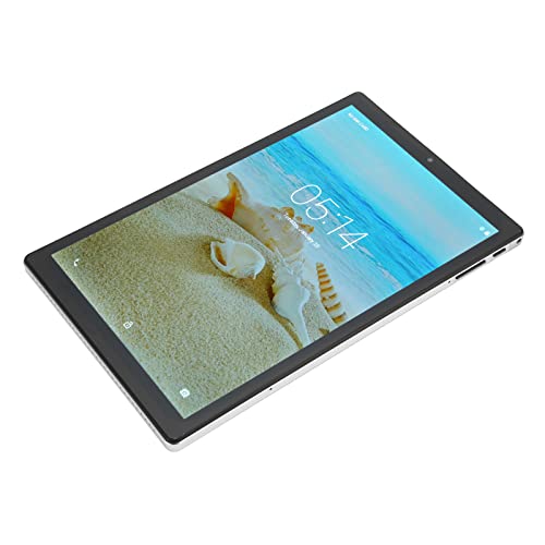 Qinlorgo HD Tablet, 4GB 64GB 100-240V Support Calling Tablet PC 5G WiFi Octa Core Processor Night Reading Mode for Elderly for Study (US Plug)
