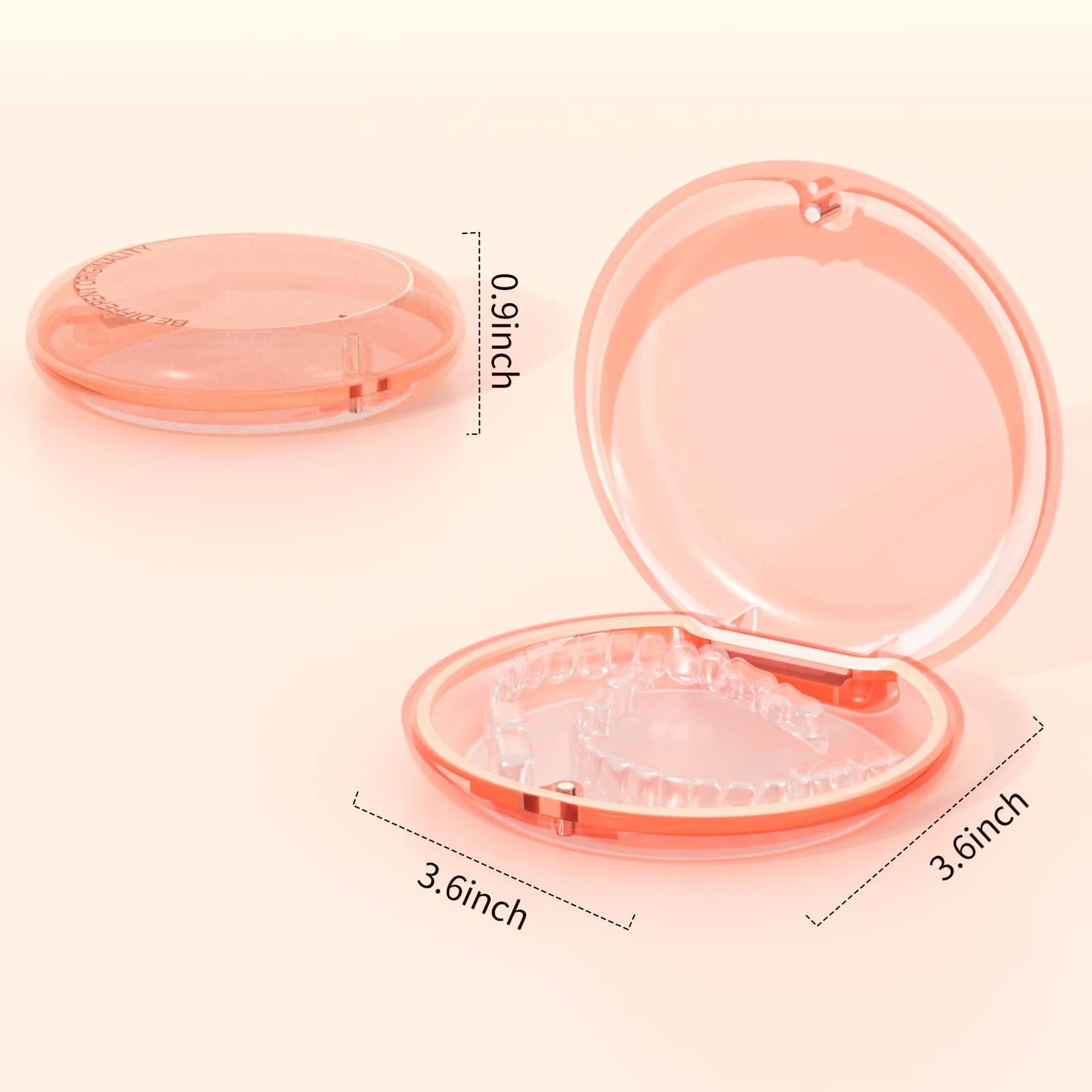 Orthodontic Retainer Case - Retainer Box Retainer Container Denture Box Orthodontic Denture Storage Boxes (Blue)