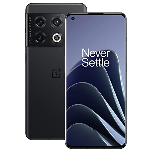 OnePlus 10 Pro 5G Dual NE2213 256GB 12GB RAM Factory Unlocked (GSM Only | No CDMA - not Compatible with Verizon/Sprint) - Black