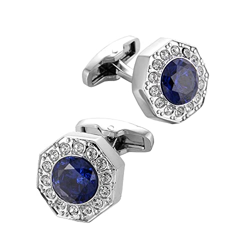 Men's Shirt Cufflinks Crystal Cufflinks Cufflinks Authentic French Shirt Sleeve Studs