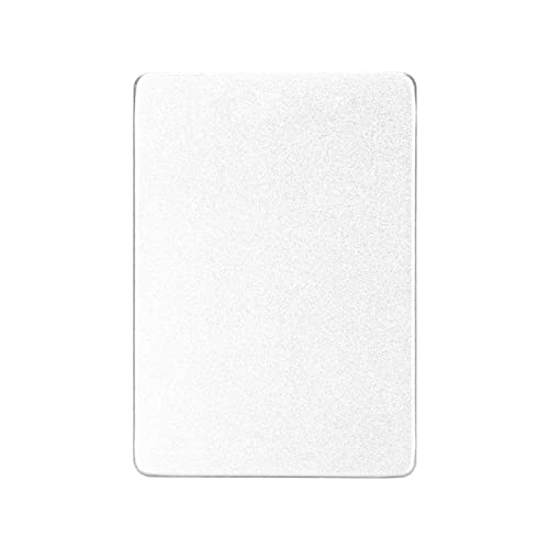 Naroote Aluminum ssd Adapter case, Durable Stable ssd Adapter case kit 6gbps Ultra Slim Home Office Computer Data Transfer Silver