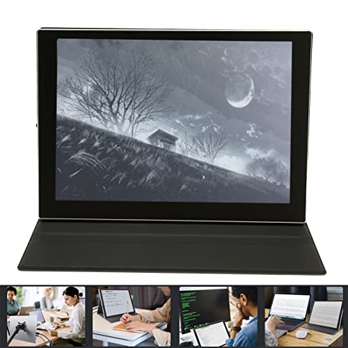 Naroote E Paper Monitor, High Response 100-240V Wide Angle Eye Protection 9.7 Inch Ink Screen for Laptop (US Plug)
