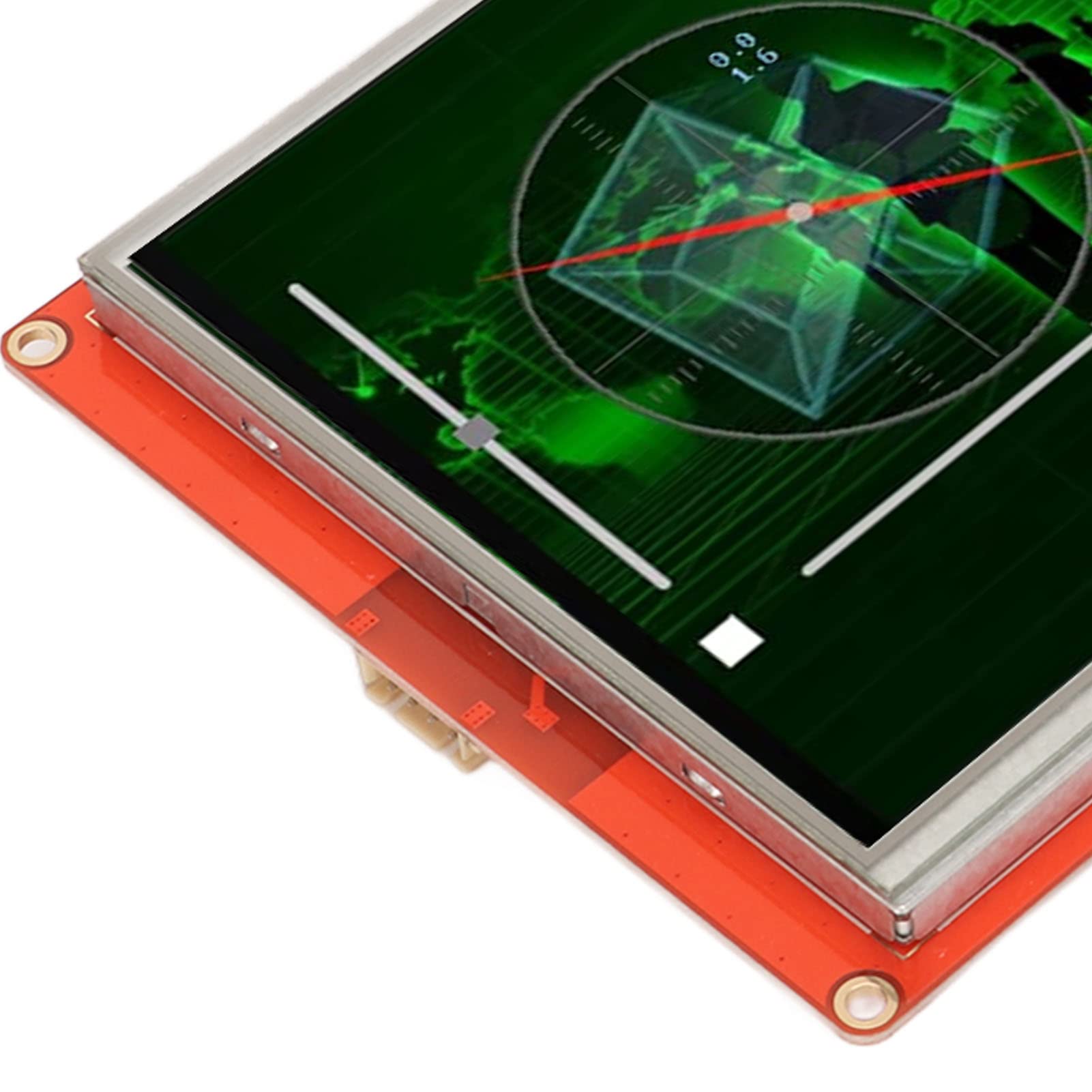 Naroote HMI Display, LCD Display Module 8 GPIO AV Animation Play 7 Inch RTC Function for Vehicle