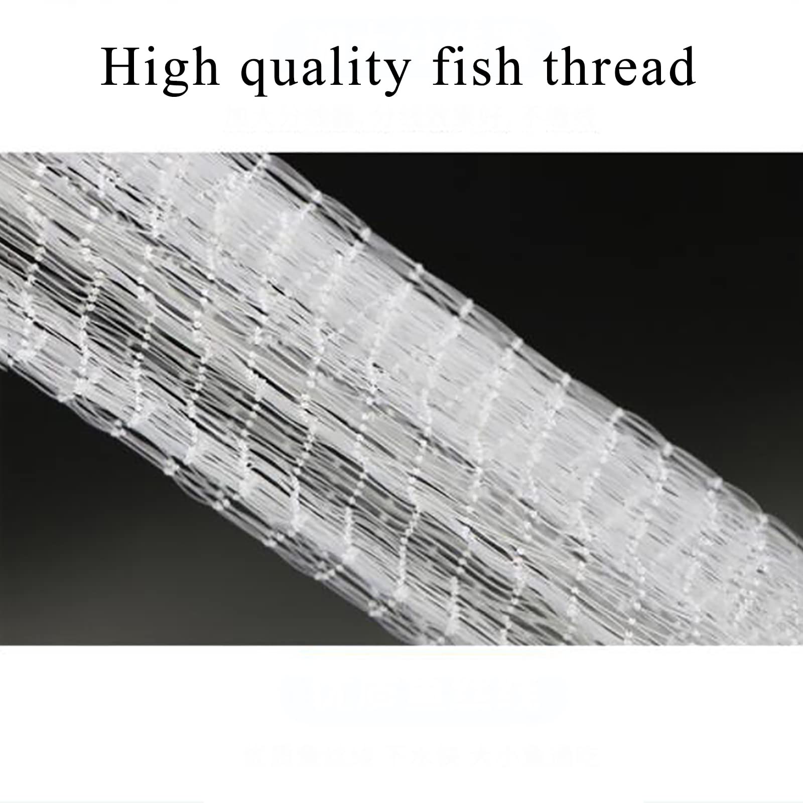 HWTOP Flying Disc Magic Hand Cast Fishing Net with Lead Sinkers High Strength Tyre Throw Net Freshwater Fishing Tools, 1 Finger Mesh