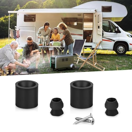 Osdhezcn Trailer Door Holder Kit Low Profile Rubber Door Holder Bumper Fits RVs Trailer Door Catch Holder Block Set Trailer Door Holder Kit