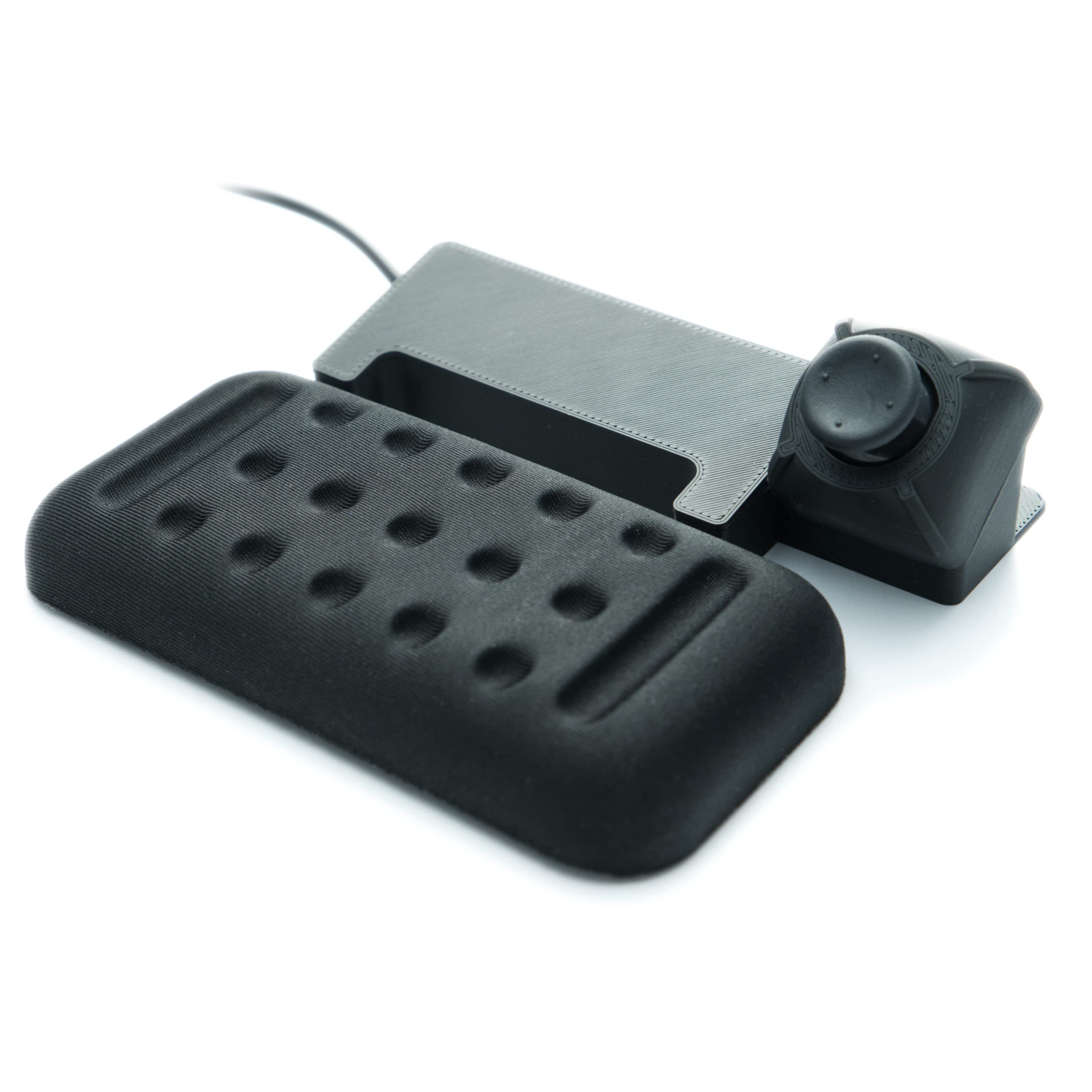 MaxxStick Keyboard Joystick for Personal Computer with 360-Degree Movement (with Wrist Rest), Black