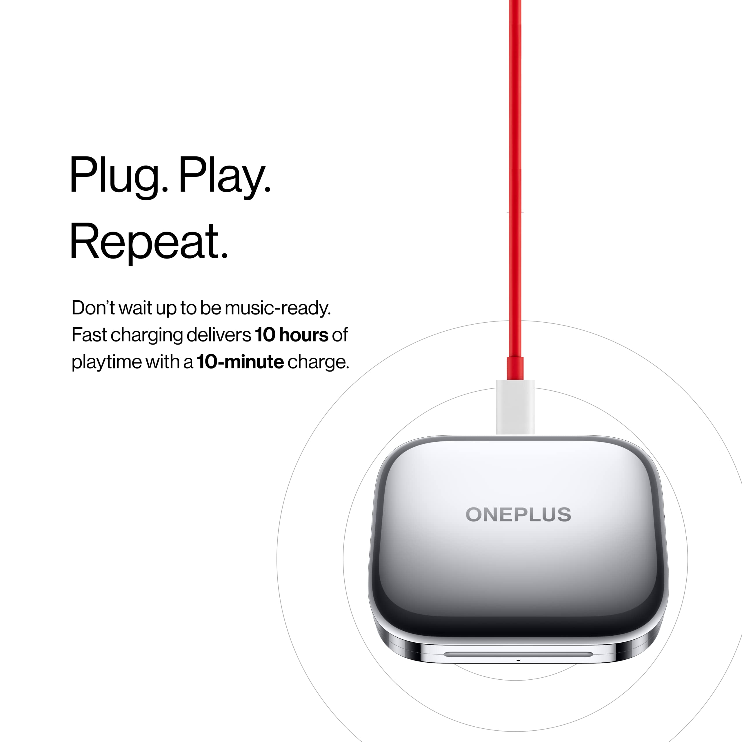 OnePlus Buds Pro Wireless Earbuds| with Charging Case |IP55 | Smart Adaptive Noise Cancellation Sound | Silver (E503A)