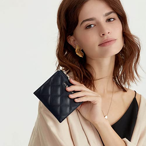Missnine Womens Wallet PU Leather Wristlet Wallets Rfid Blocking Card Holder Ladies Clutch Purses with Phone Pocket