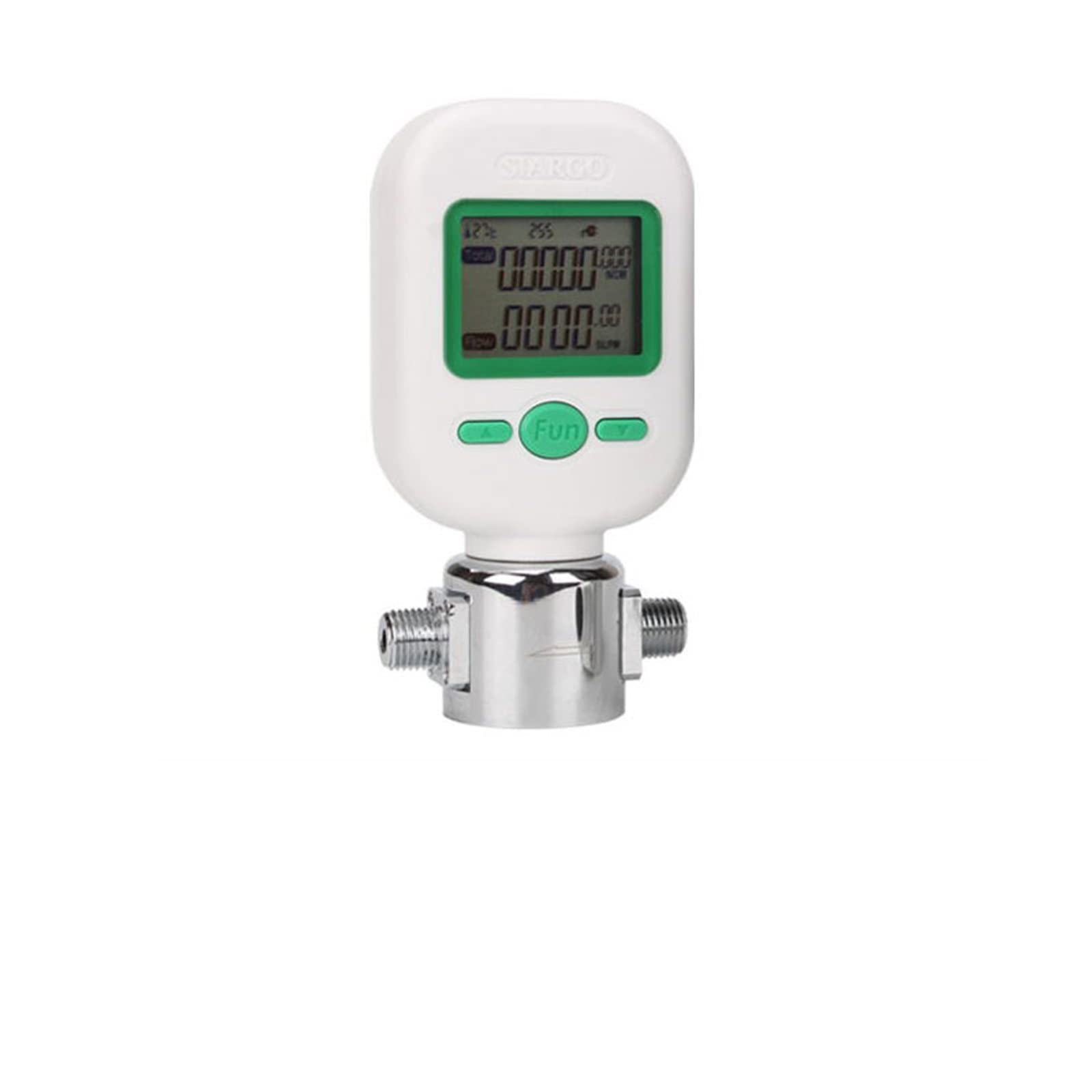 QYTEC Hose Timer MF5706 (0-10L/25L) Ultrasonic Gas Mass Flow Meter MF5712 (0-200L) Compressed Air Nitrogen Oxygen Digital Flowmeter Water Timer (Color : MF5706(0-25L), Size : One Size)