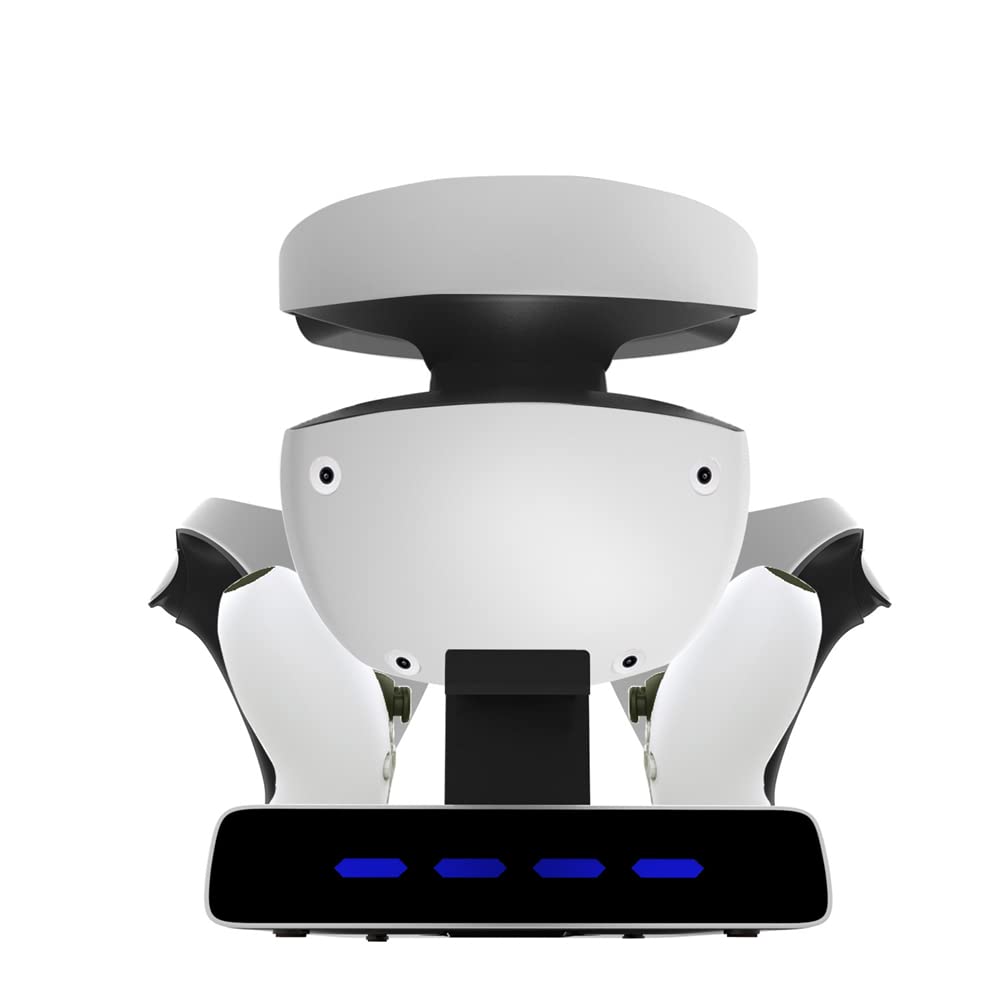 MayHei for VR2 Charging Storage Stand PSVR2 Headset Bracket for PS VR2 Move Showcase Charging Display Stand Black