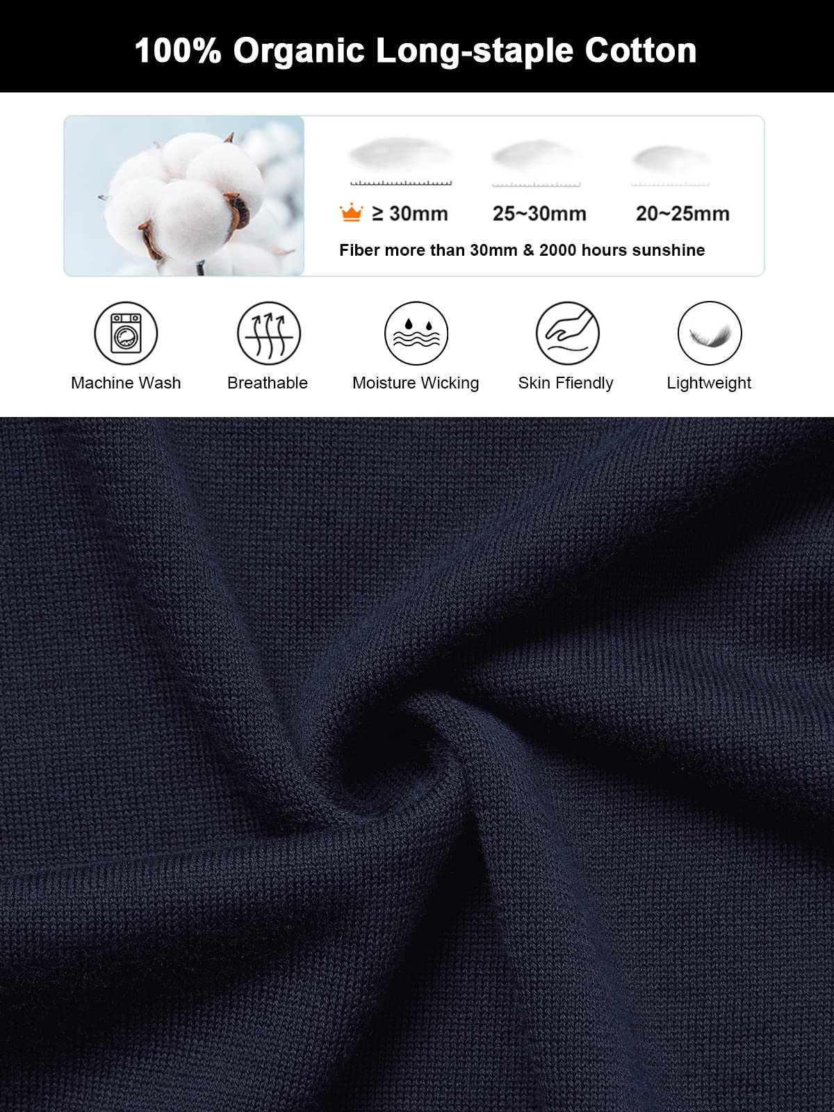 Konfuzianismus Men's Zipper Polo Shirt Cotton Striped Short Sleeve Knit Casual Collared Shirts