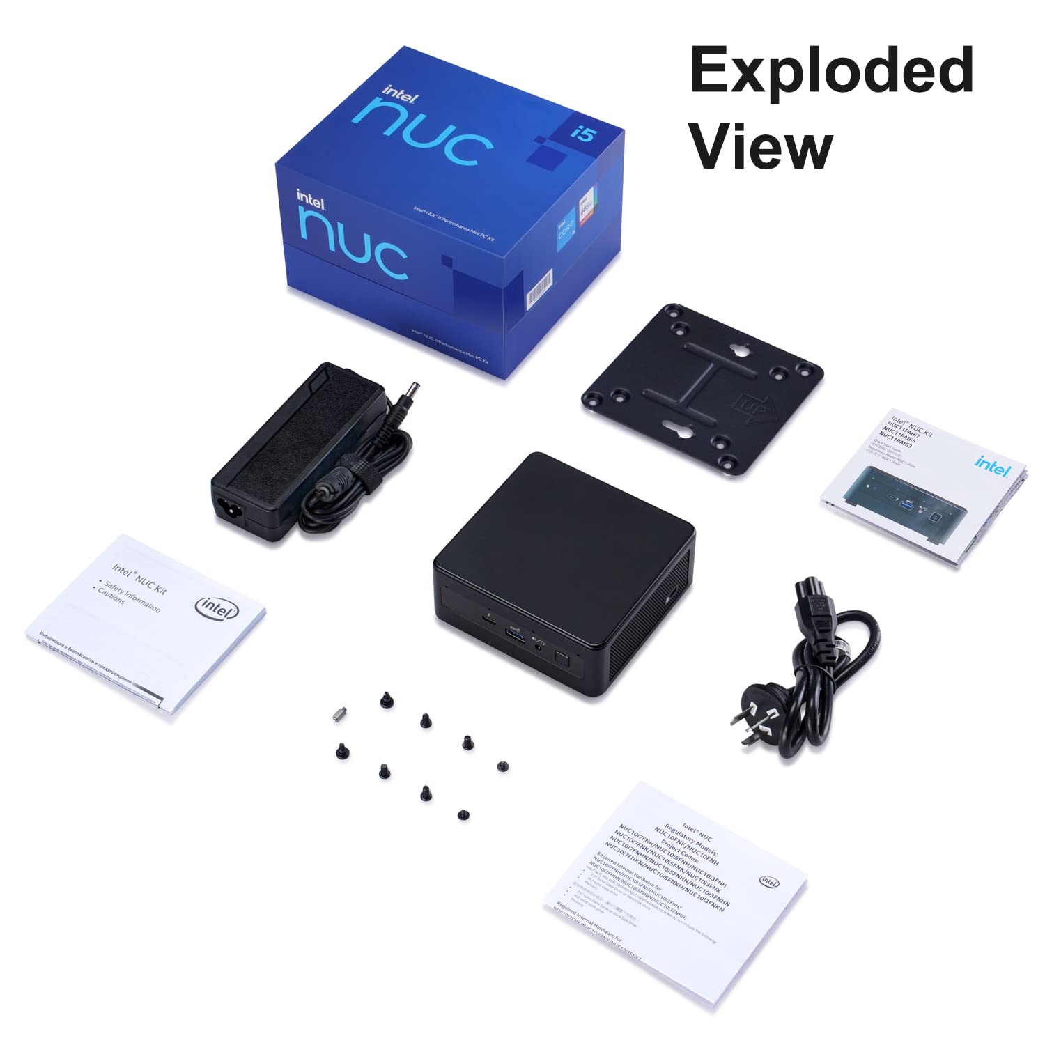 Intel NUC 11 Barebone with Core i5-1135G7 Processor, Ultra-Performance Intel Nuc 11 with Intel Iris Xe Graphics, 8M Cache, Up to 4.20 GHz (No RAM, No SSD, NO OS, Added Components Needed)