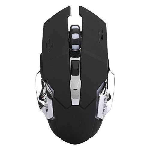 Pomya USB Keyboard Mouse Set, Gaming Keyboard with Backlight Effet with Mouse 800 1200 1600dpi Adjustable Universal for All System