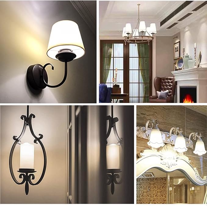 SSXBF E11 Led Bulb 8W 80W Halogen Replacement Dimmable,T3 T4 Mini Candelabra Base,Daylight White 6000K,100-130V for Ceiling Fans, Chandeliers, Cabinet Lighting, Pack of 2