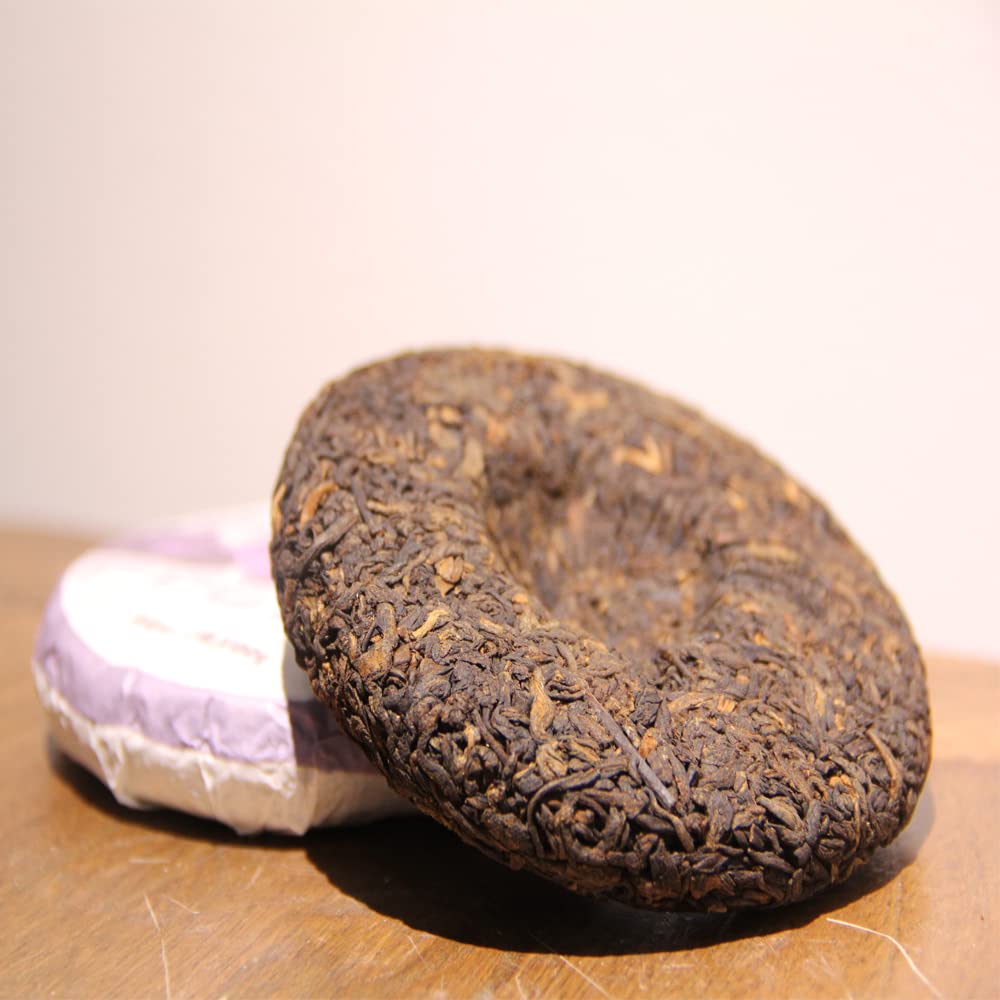 LWXLJMJZC-2018yr Aged Ripe Puerh Tea Cake 100g-Dark Tea Pu erh Tea - Shu (cook) Pu-erh Tea Puer Tea
