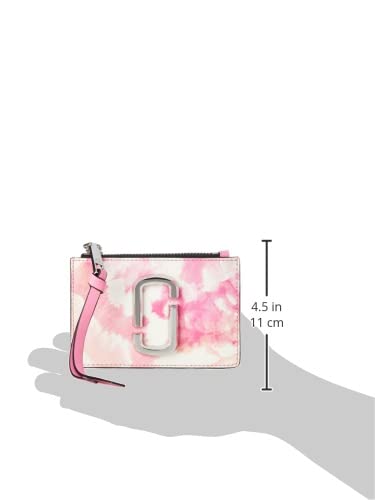 Marc Jacobs TIE DYE SNAPSHOT TOP Zip Multi Wallet Women's Multi-Color Pink [Parallel Import]