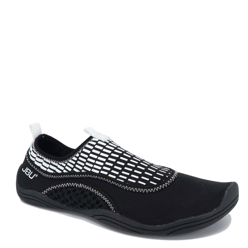 JBU by Jambu Women's Fin Water Ready Shoe, Black/White Print, 8.5
