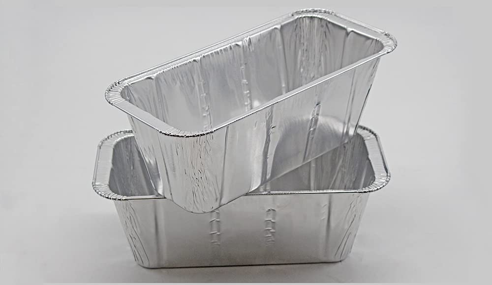 MESTAEK 30 Pack Drip Pans Compatible, 8" x 3.7" x 3" Griddle, Rear Grease Cup, Disposable Aluminum Foil for Baking, Cooking, Heating, Storing, Prepping Food