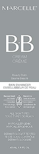 Marcelle BB Cream Beauty Balm, Medium, Hypoallergenic and Fragrance-Free, 1;5 Ounces